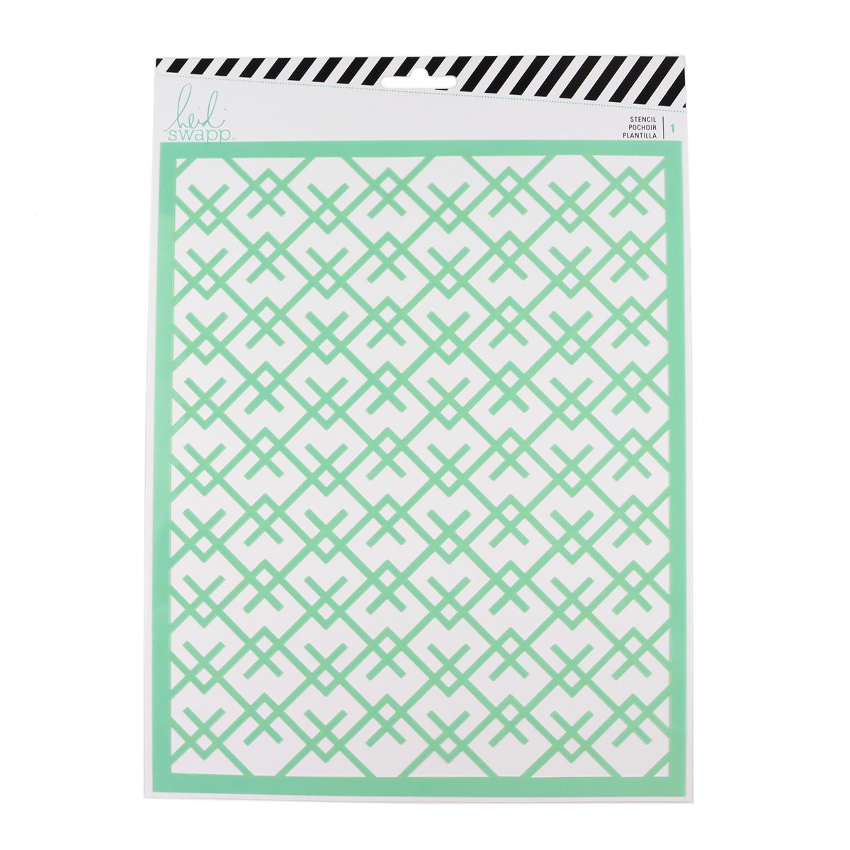 American Crafts A4 Kriss Crossing Stencil | HobbyMaker