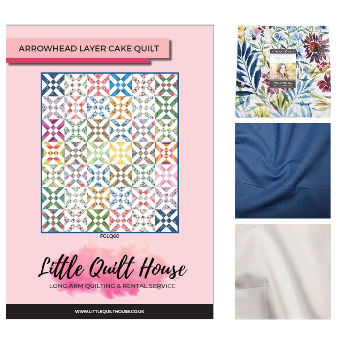 Amanda Little Moda Fresh as a Daisy Arrowhead Quilt Kit: Instructions ...