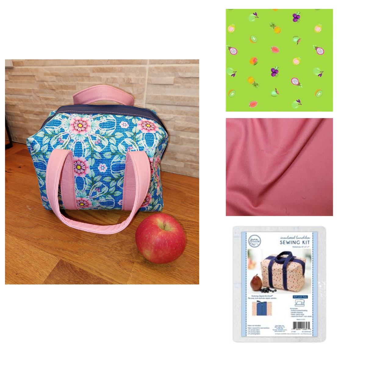 Tula Pink Fruit Insulated Lunchbox Zippity-Do-Done Tote Kit: QAYG ...