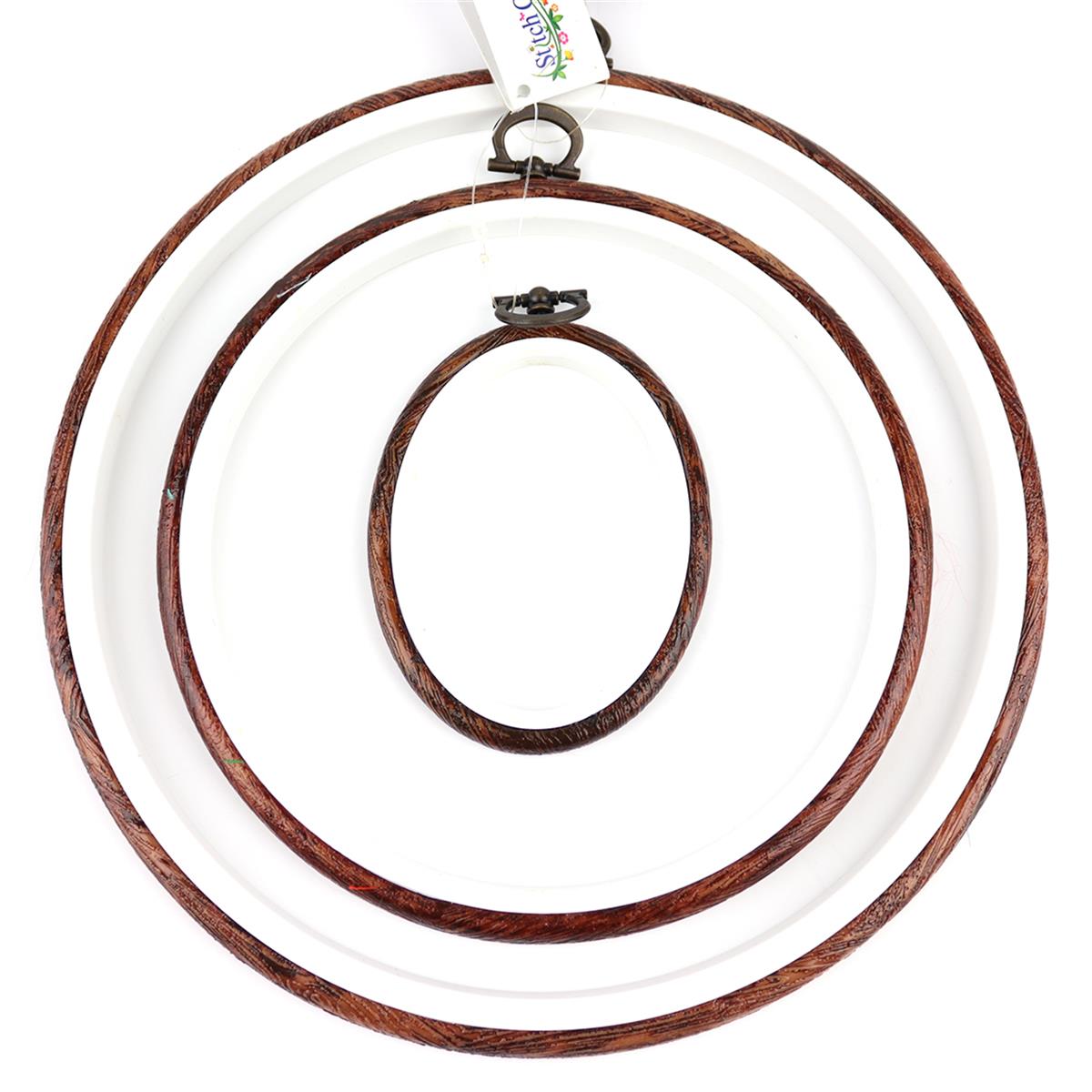 3 x Embriodery hoops set | HobbyMaker