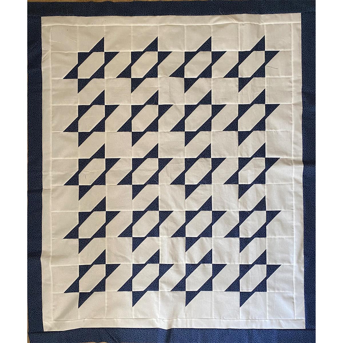 Allison Maryon's Geo Blue Stretched Star Quilt Kit: Instructions ...