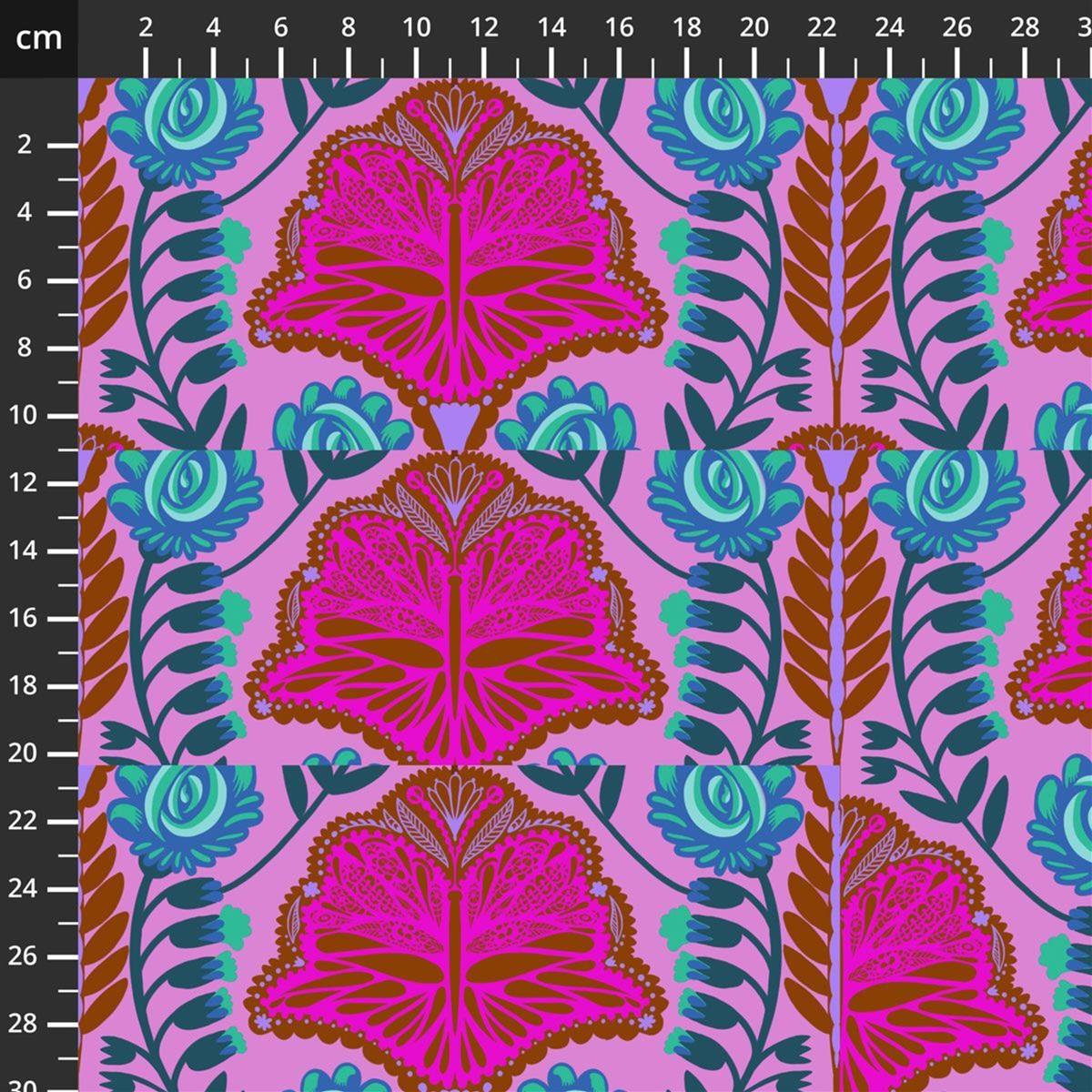 Anna Maria Brave With Love Always Collection Petaloutha Lilac Fabric 0 ...