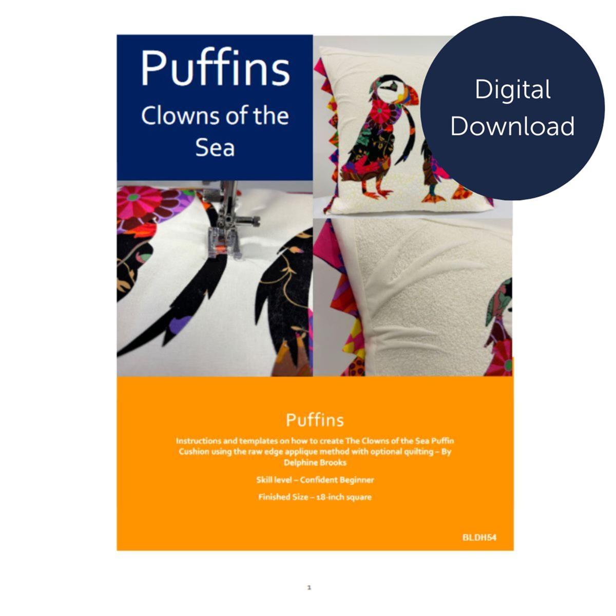 Delphine Brooks Puffin Instructions - Digital Download | SewingStreet
