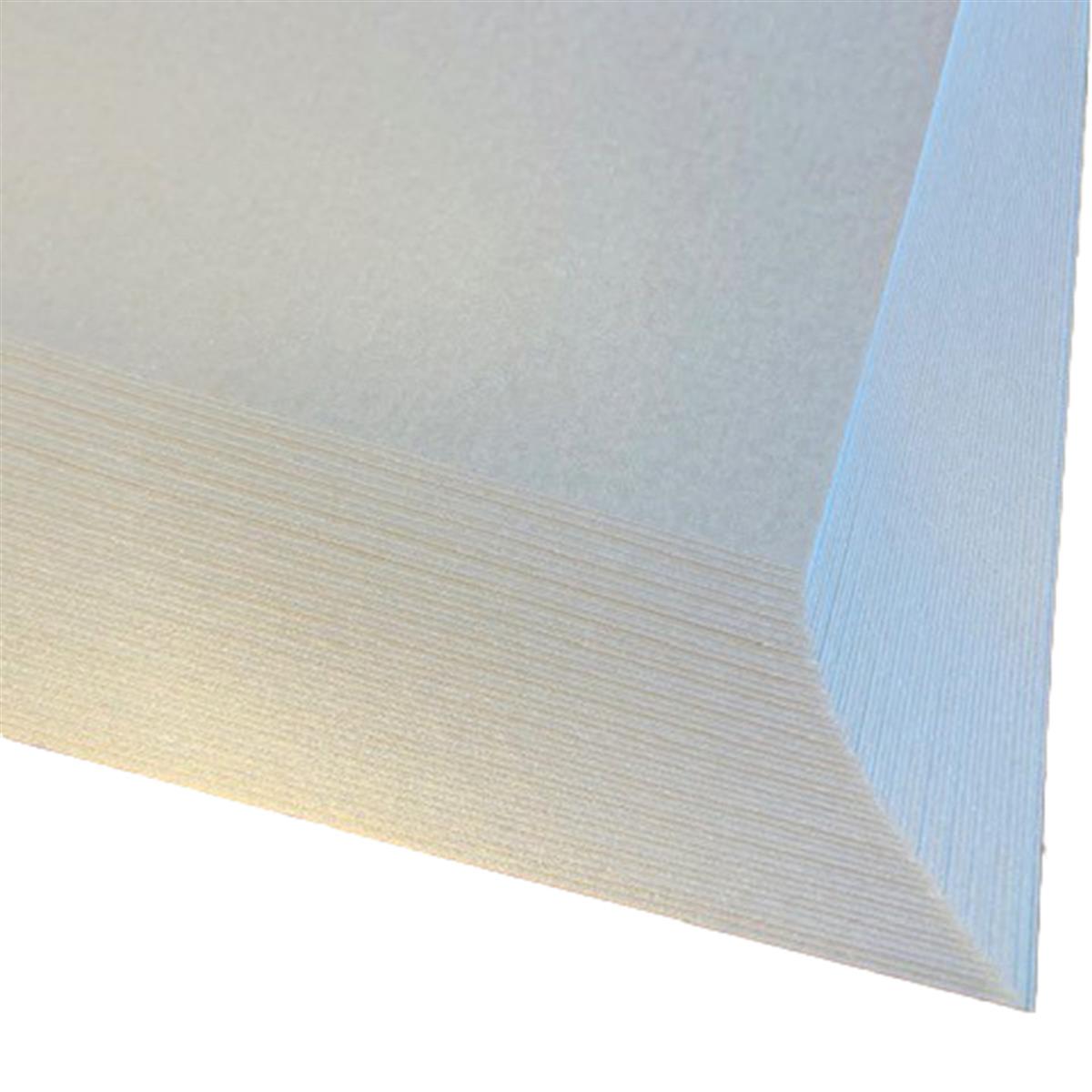 Paper Dienamics- Stunning Cream Pearlescent- Solid Core Paper- 50 ...
