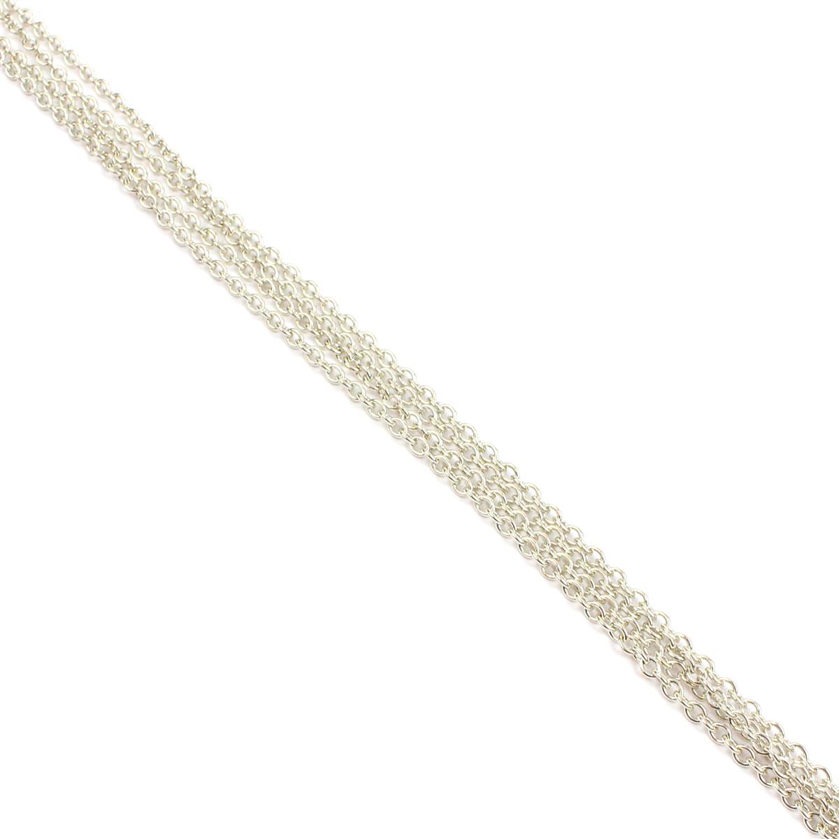 935 Argentium Finest Silver Trace Chain 1 Metre | JewelleryMaker