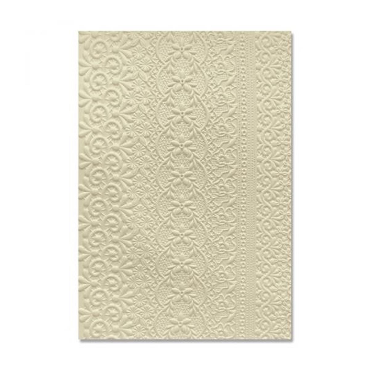 Sizzix® 3D Textured Impressions® A5 Embossing Folder – Lace by Eileen ...