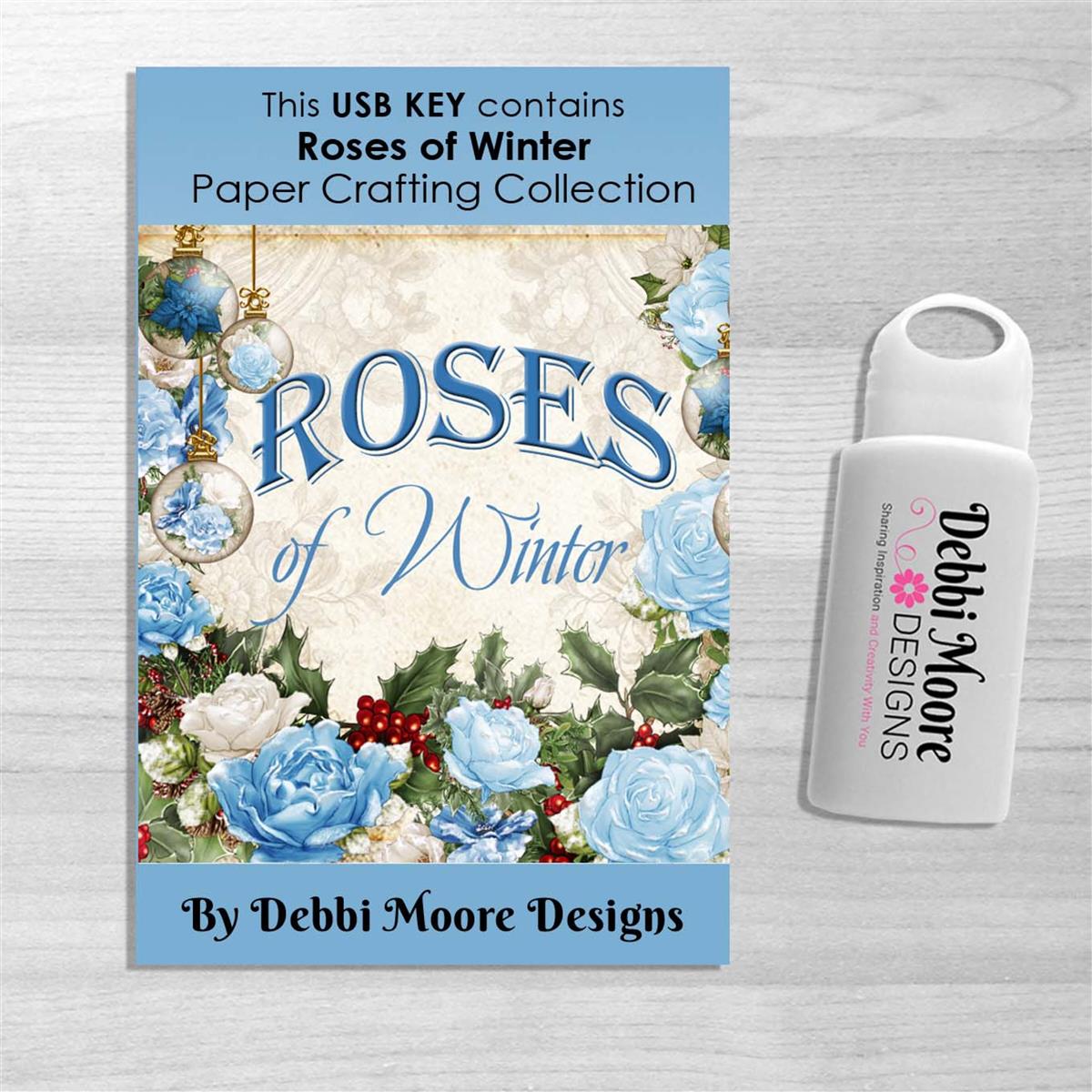 Debbi Moore Designs- Roses of Winter USB Key over 2,500 printable ...