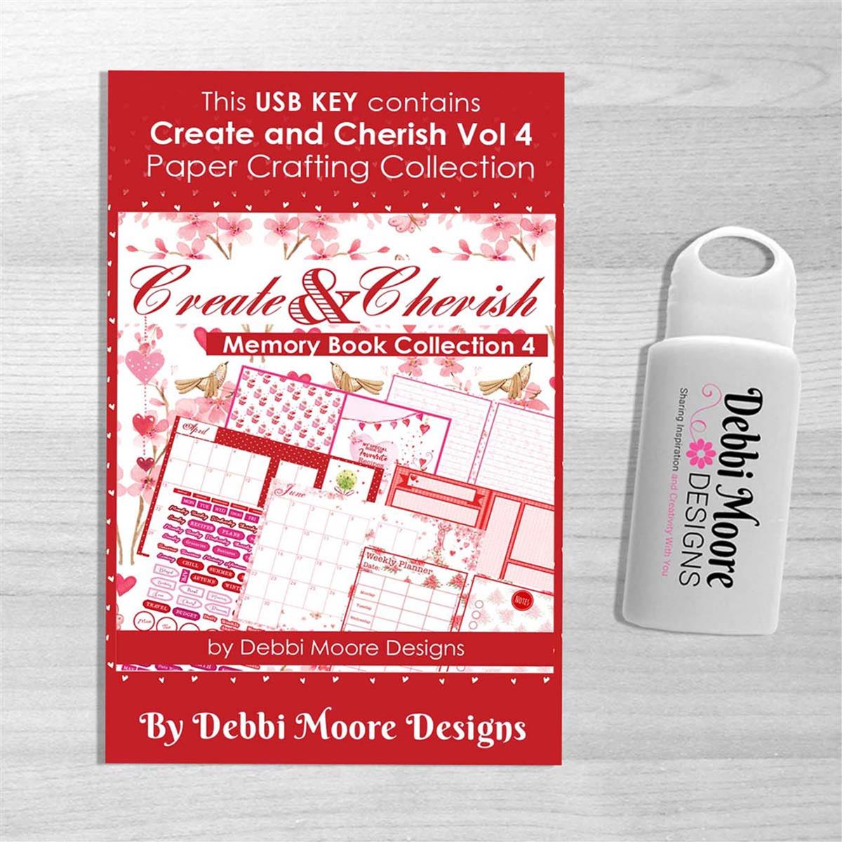 Debbi Moore Designs - Create and Cherish Vol 4 Collection USB Key ...