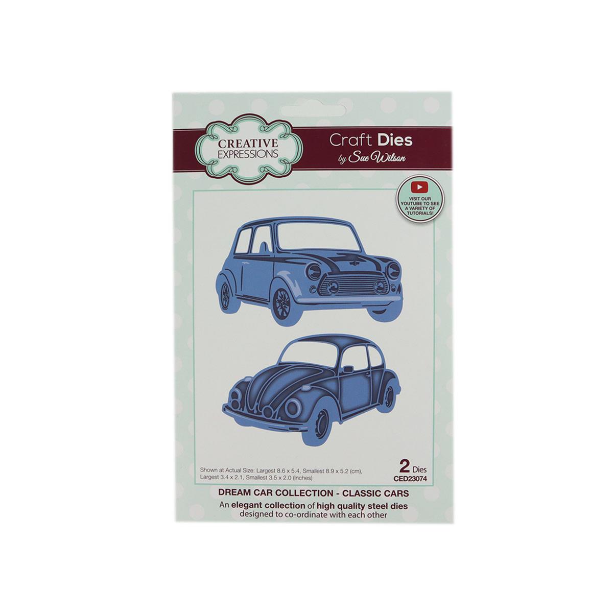 Creative Expressions Sue Wilson Dream Car Collection Classic Cars Craft ...