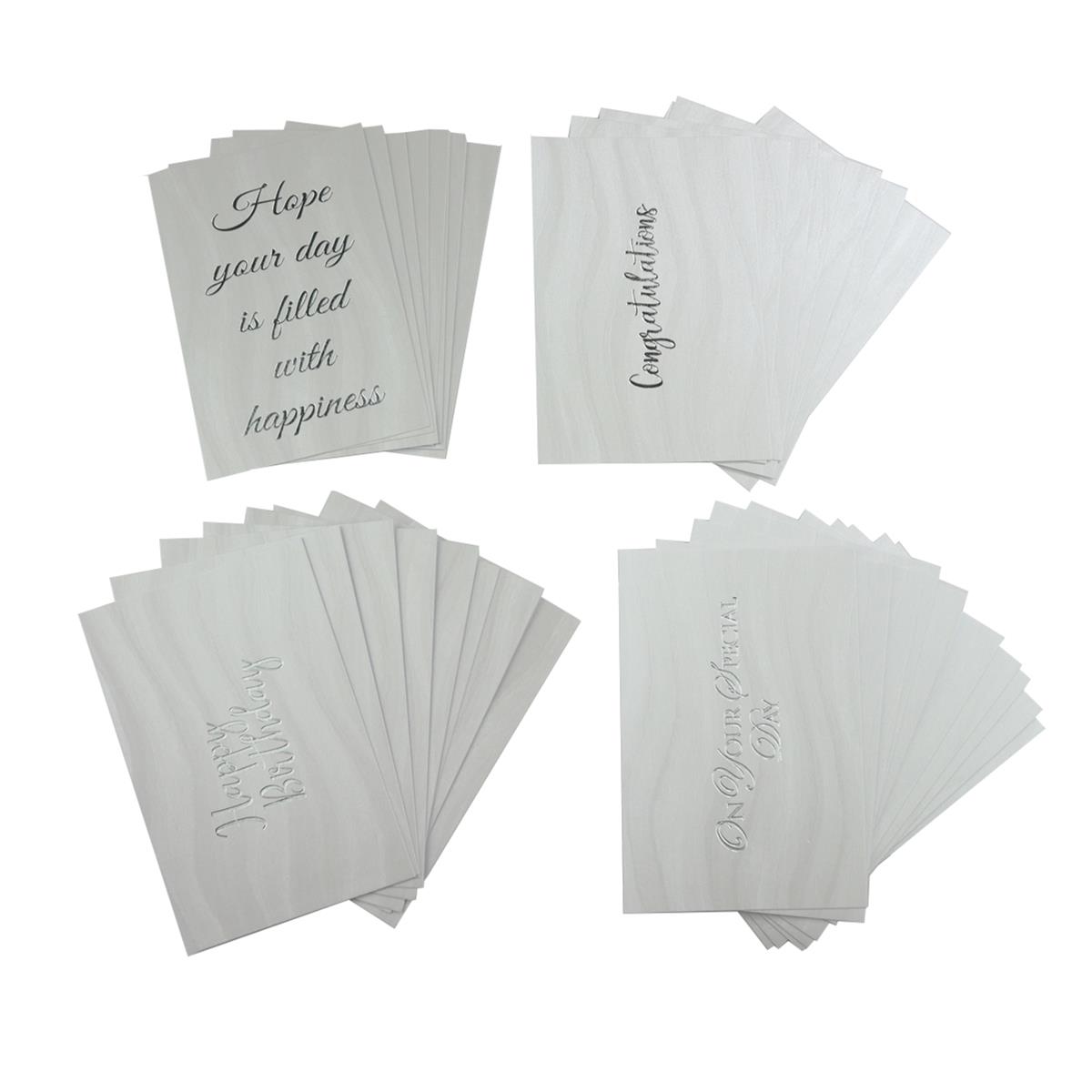 Dalton Manor- Constellation Jade Pearl Embossed Silver Foil Sentiment ...