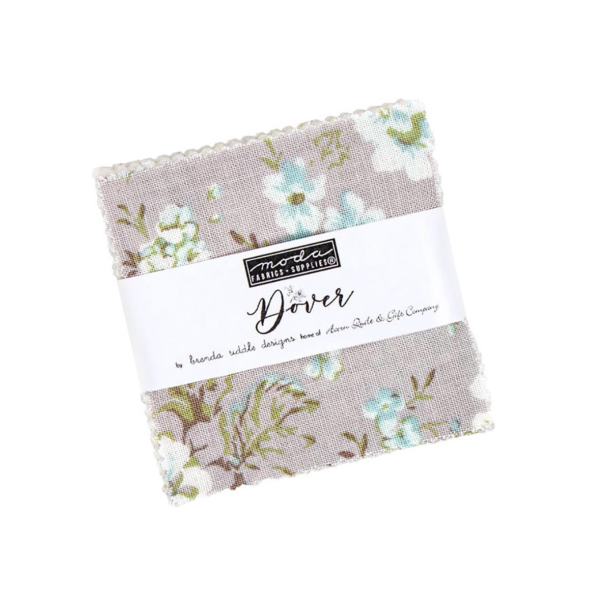 Moda Dover by Brenda Riddle Designs Mini Charm Pack, 42 x 2.5 Squares ...
