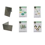 Sizzix Frosty Steal Deal - Inc; 4x Thinlits Die Sets & 2 x Embossing Folders. | HobbyMaker