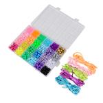 Rainbow Box Set + 15m Silk Cord in Pink, Orange, Green, Blue & Purple ...