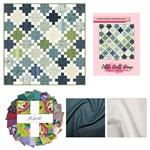 Amanda Little's Tula Pink Moon Garden Interlocking Square Quilt Kit: Instructions, Charm Pack ...
