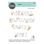Sizzix® Thinlits® Die Set 66PK - Floral Alphabet by Alexis Trimble | HobbyMaker