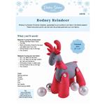 Debbie Shore Gold Stars Rodney Reindeer Kit: Instructions & Fabric ...