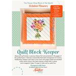 Amber Makes October The Flower Shop Block of the Month Kit Quilt Block ...