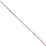 90cts Type A Blush Pink Jadeite Plain Rounds Approx 5-6mm, 38cm Strand ...