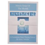 Jenny Jackson's Blue FPP March Strip of the Month Kit: Pattern, Fabric ...