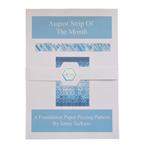 Jenny Jackson's Blue FPP August Strip of the Month Kit: Pattern, Fabric ...