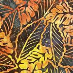Indonesian Bali Batik Gold Leaf Fabric 0.5m | SewingStreet