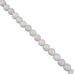 120cts Type A Pink Jadeite Plain Round, Approx 6mm, 38cm Strand ...