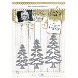 Anna Marie’s – Christmas Trees Die – PK 3 | HobbyMaker
