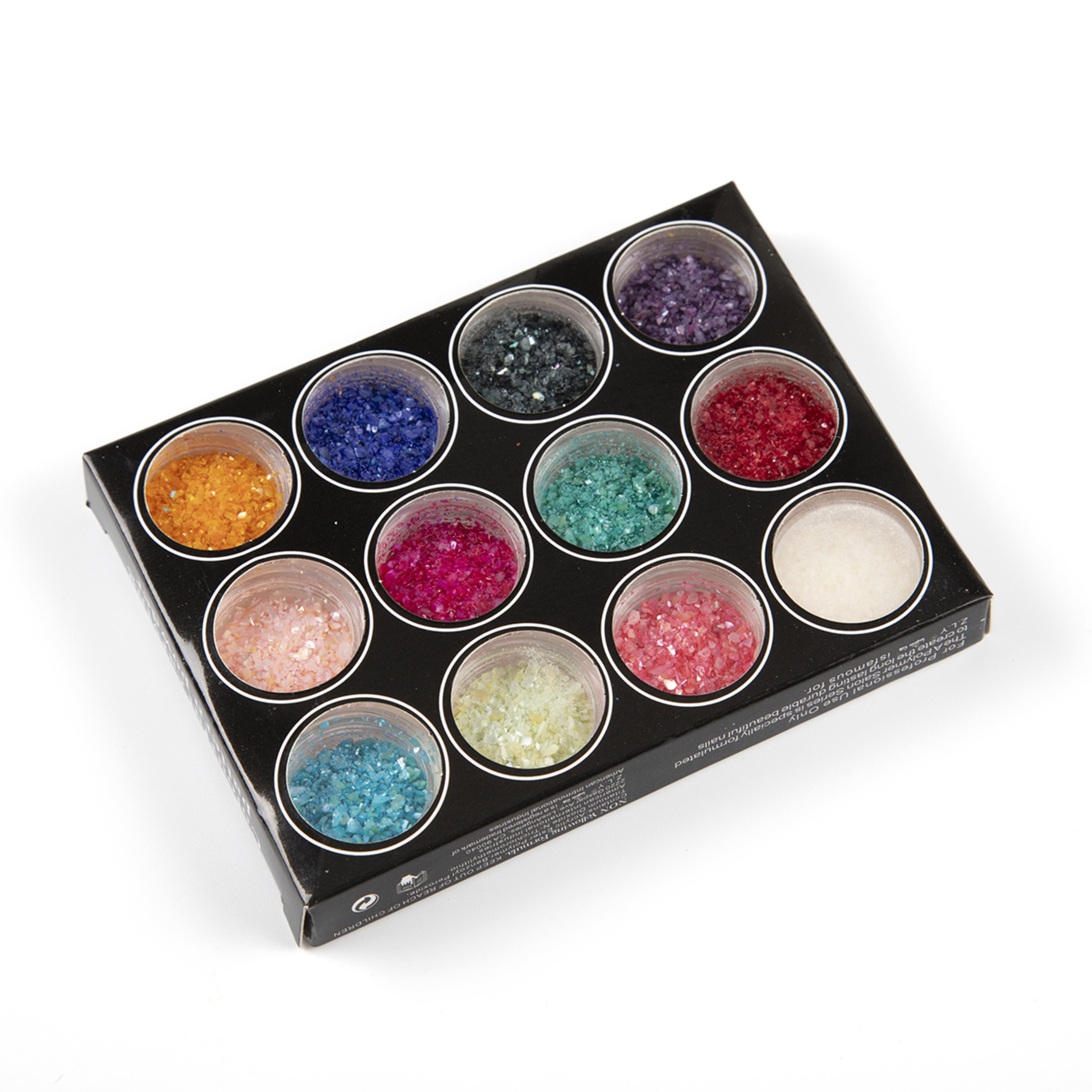 Dyed Mother of Pearl Flakes, Set of 12 | JewelleryMaker