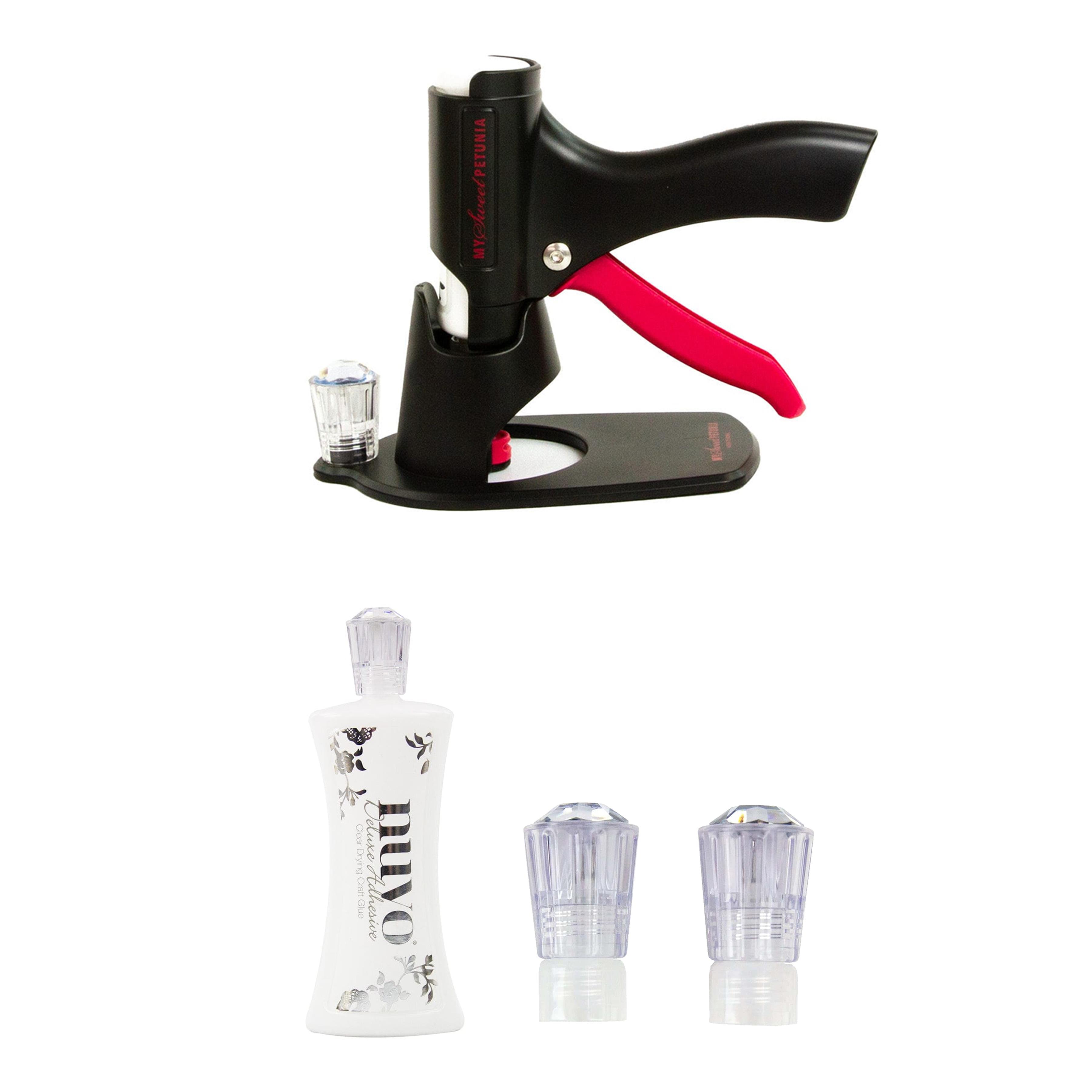 Tonic Studios - Precision Glue Press with Nuvo Deluxe Adhesve Refill & Precision Nozzle | HobbyMaker