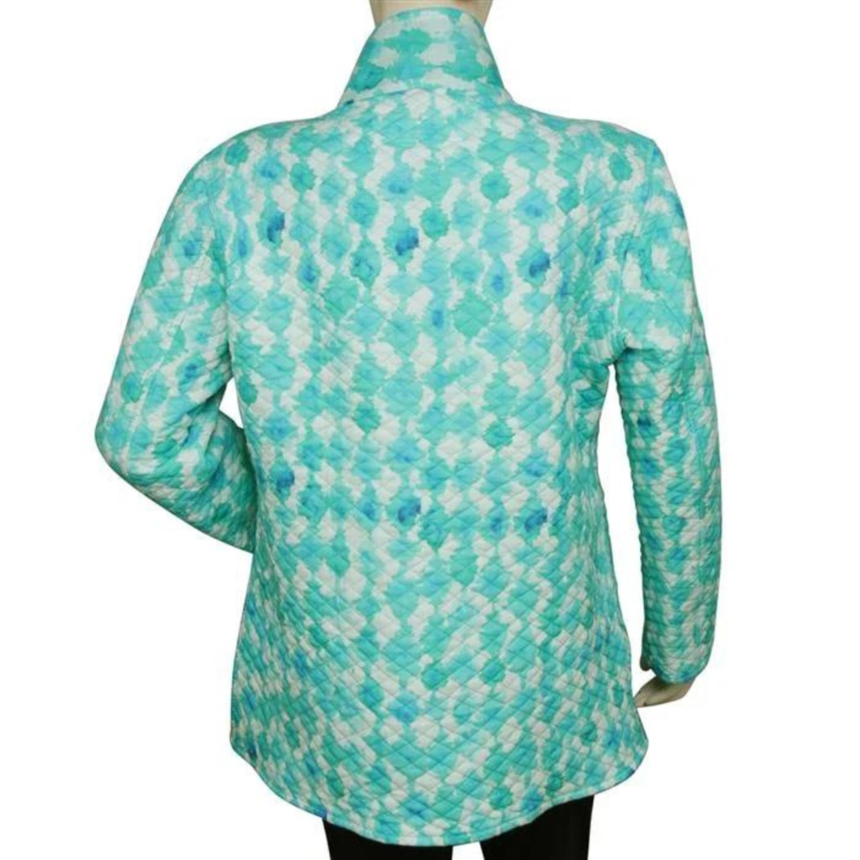 Destello Aqua & Blue Cotton Quilted Jacket (Choice of 4 Sizes ...