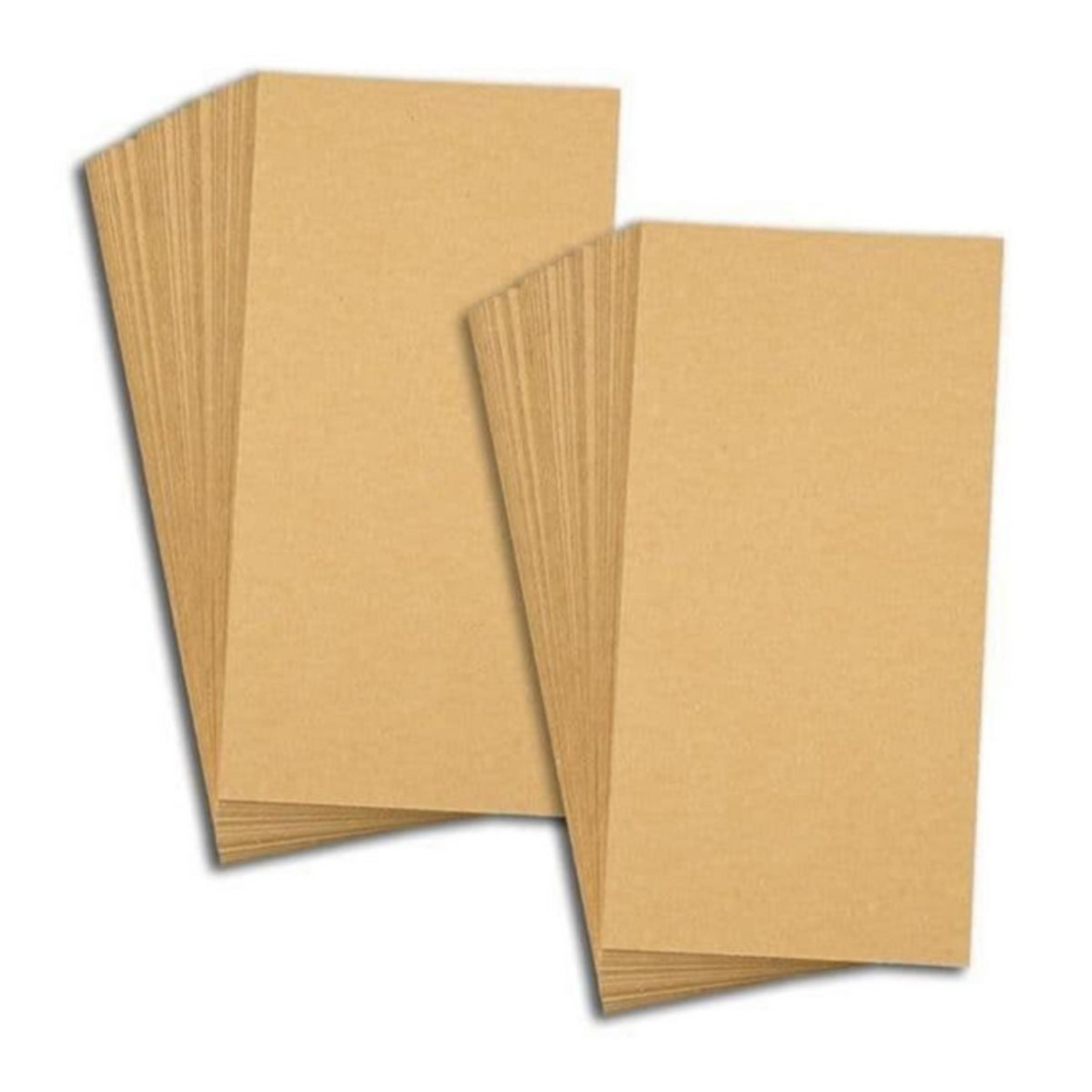 Pink Frog Crafts - Kraft Card 350gsm 50 15cm x 30cm Sheets | HobbyMaker