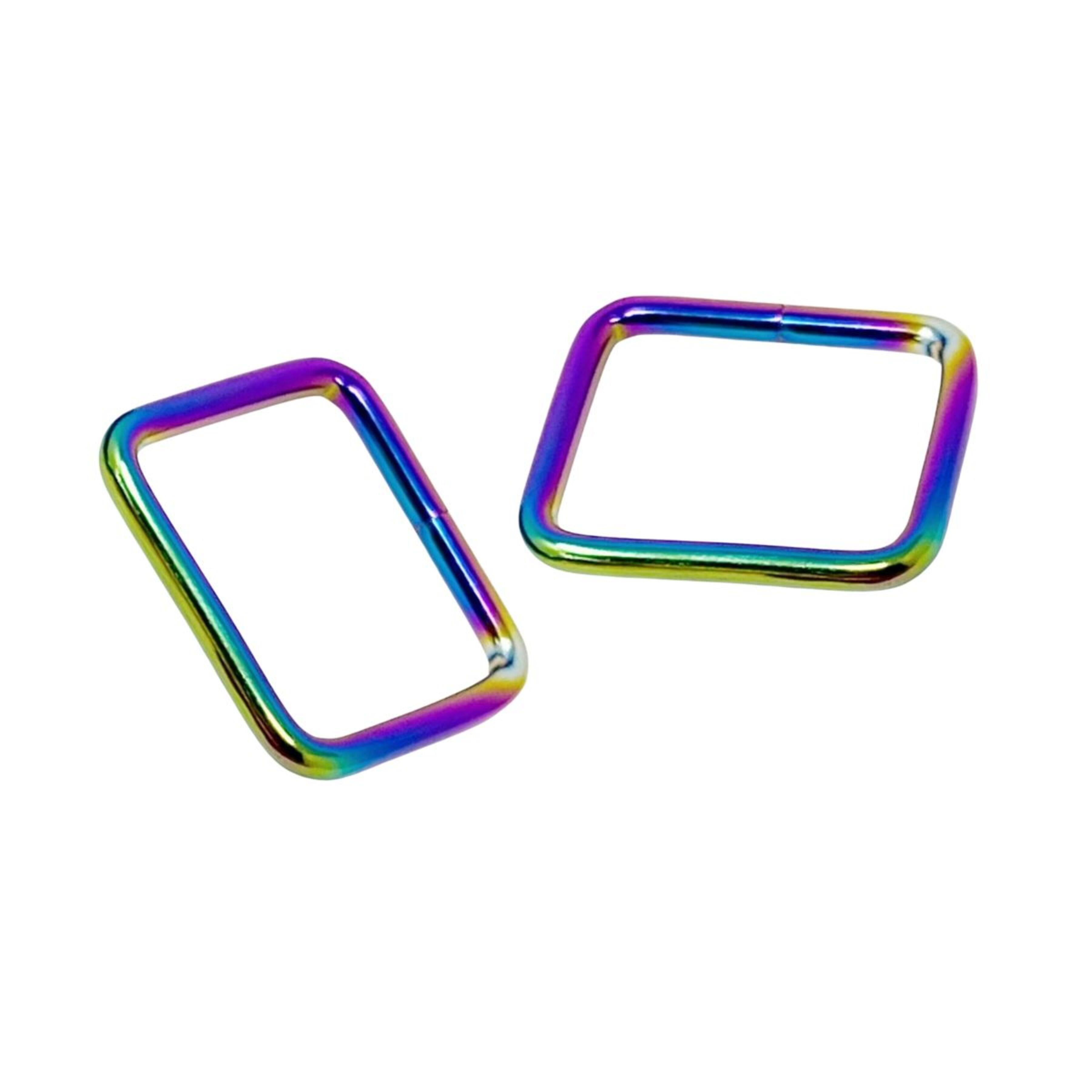 Metal Strap Connector Rainbow 25mm (2pcs) | SewingStreet