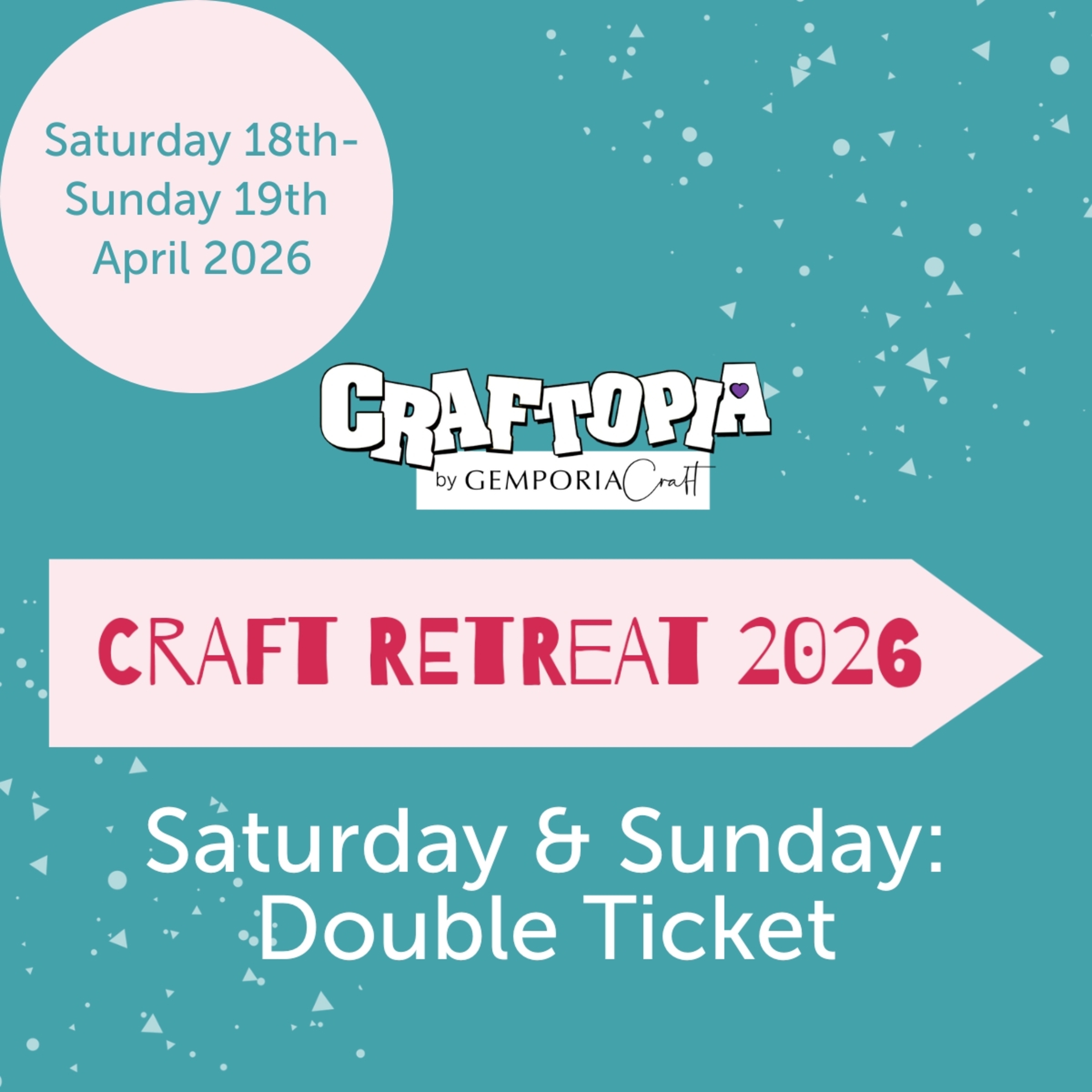Craftopia Weekend - Saturday Night Double - Saturday 18th and Sunday ...