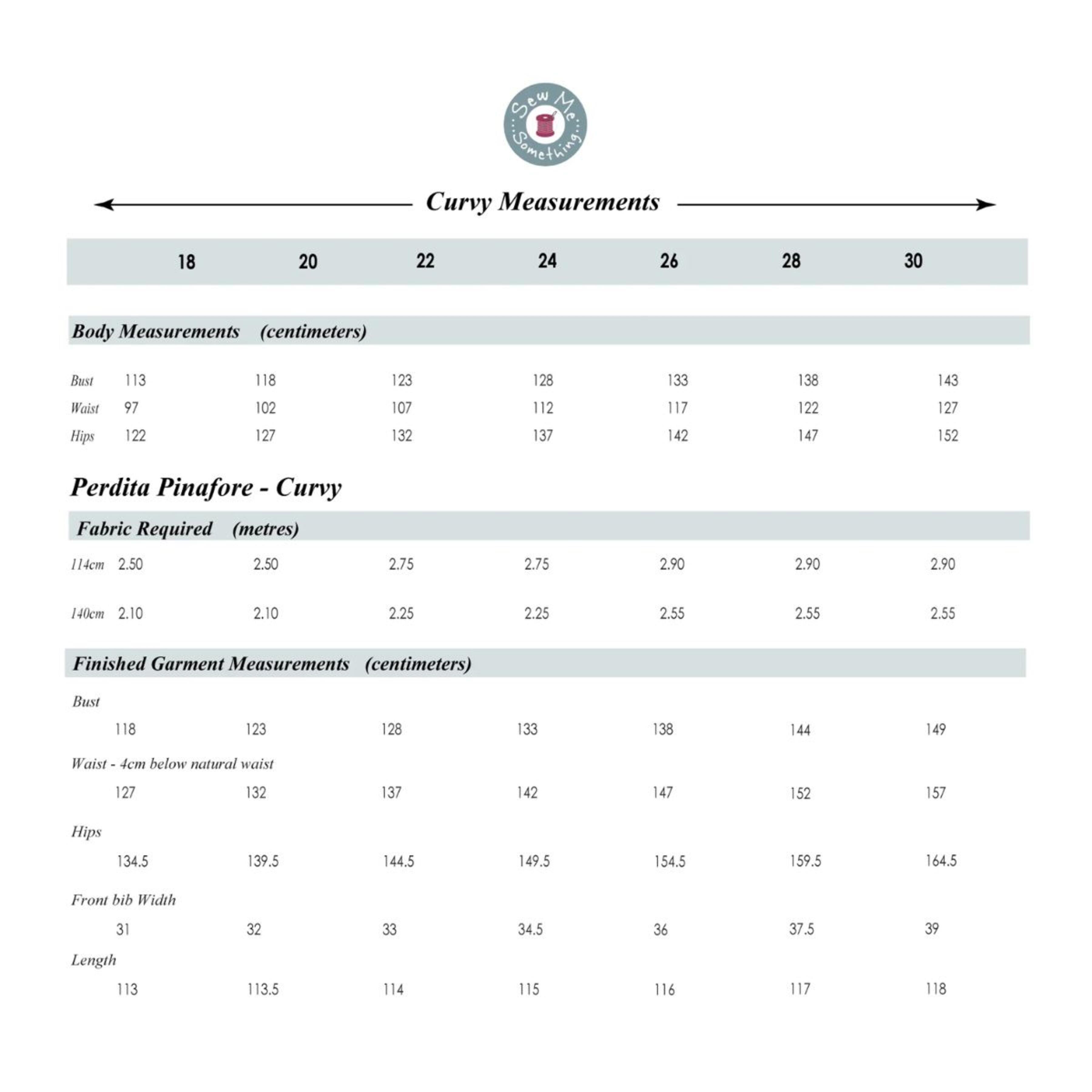 Sew Me Something Perdita Pinafore Dress Curvy Pattern (Sizes 18-30 ...