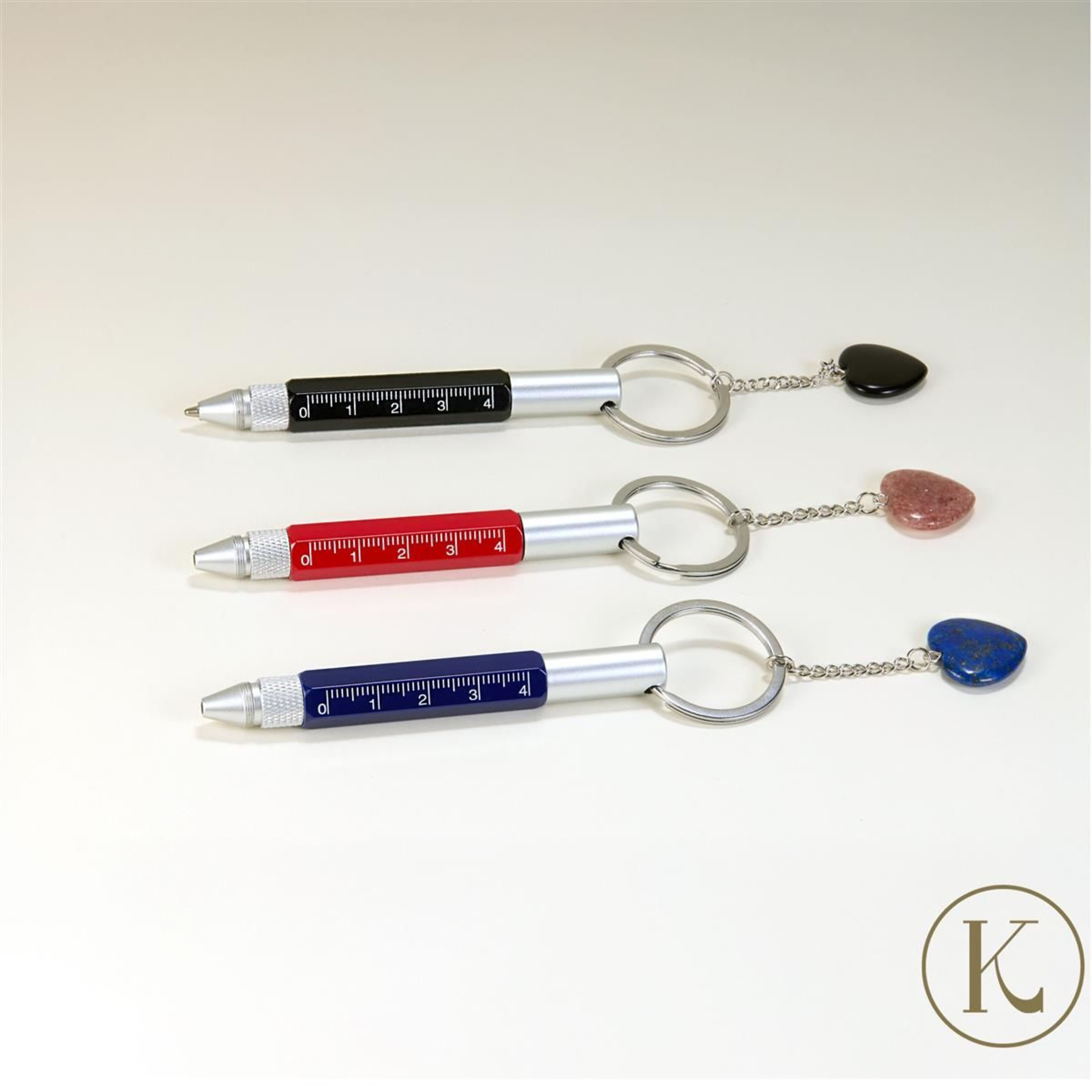 Kimbie Ruler & Stylus Pen with 15mm Heart 45.3cts - Available in 3 ...