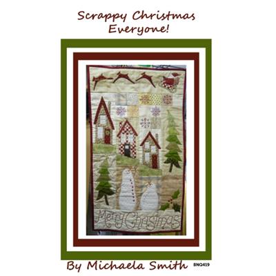 Quilting Antics Scrappy Christmas Wall Hanging Sewing Pattern by ...