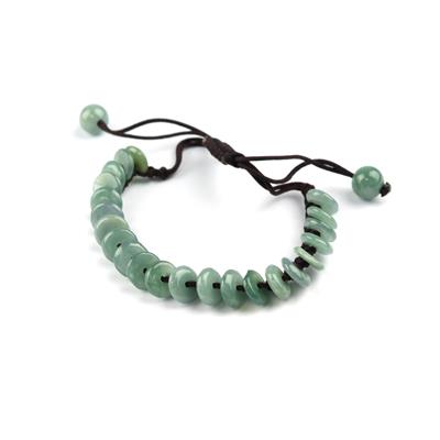 20cts Olmec Blue Jadeite Donuts Bracelet | JewelleryMaker