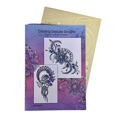 Sanntangle - Delicate Designs Stencil | HobbyMaker