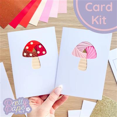 Mini Toadstool Card Making Kit | Mini Toadstool Craft Kit | HobbyMaker