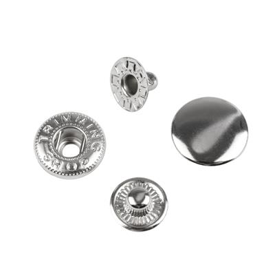 Green Machine S-Spring Press Studs Silver Finish 15mm Pack of 10 ...