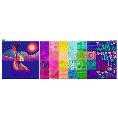 Delphine Brooks - Magical Mr. Hare Fabric Panel (140cm x 53cm ...