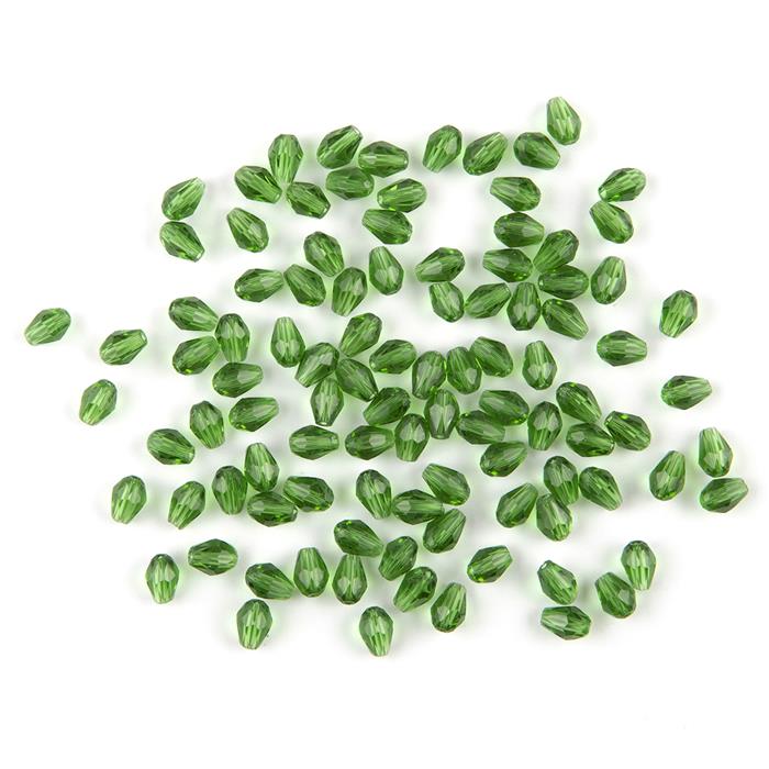 Poinsettia Sparkle Project - Glass Leaves, Bicones & Faceted Drops ...