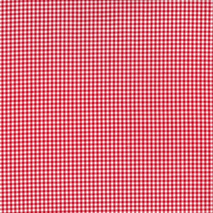 Red 3mm Yarn Dyed Cotton Gingham Fabric Bundle (4m) | SewingStreet