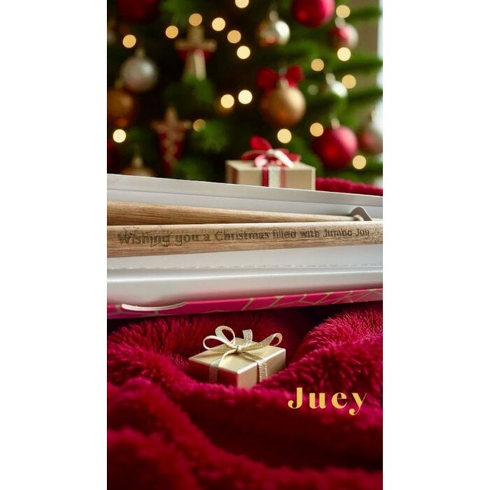Juey Jumbo Knitting Needles 60cm length Xmas quote Wishing you a ...