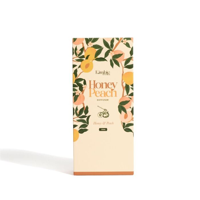 Kimbie Home Honey Peach Diffuser 100ml with Moonstone Nuggets ...