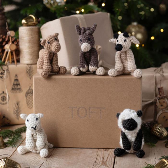 TOFT's Mini Nativity Crochet Discovery Box Kit | SewingStreet
