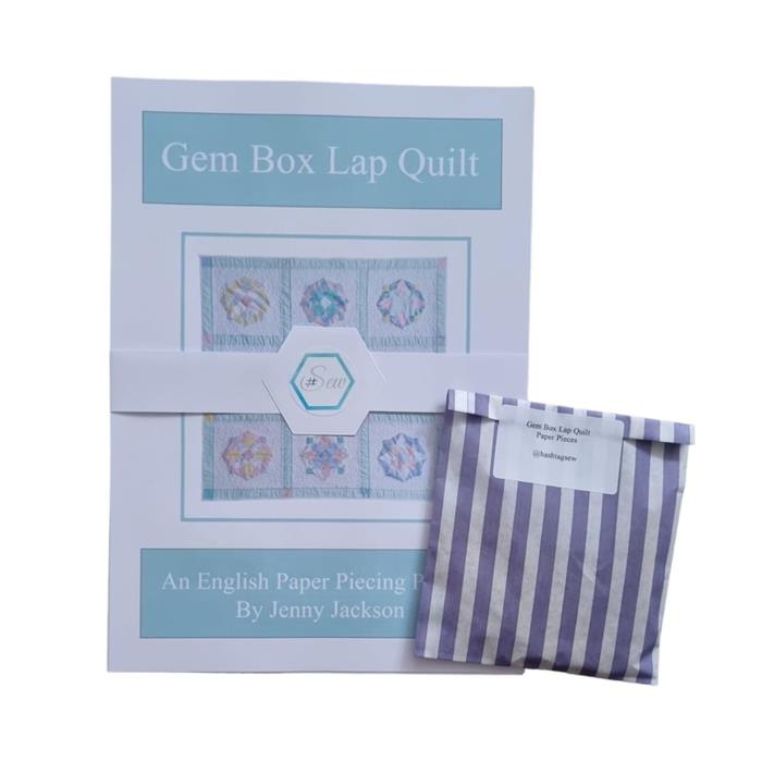 Jenny Jackson's Liberty Gem Box Applique Lap Quilt Kit: Pattern, Paper ...