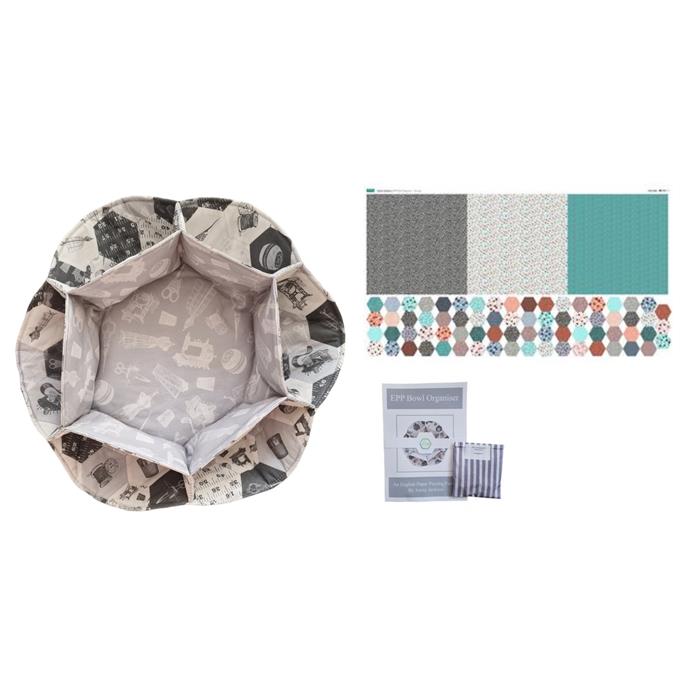 Jenny Jackson's Terrazzo EPP Bowl Organiser Kit: Pattern, Templates ...