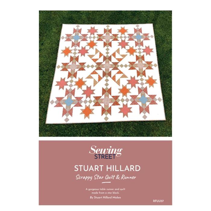 Stuart Hillard's Scrappy Star Quilt & Runner Instructions | SewingStreet